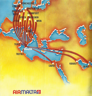 Airline memorabilia: Air Malta (1980) [completo]