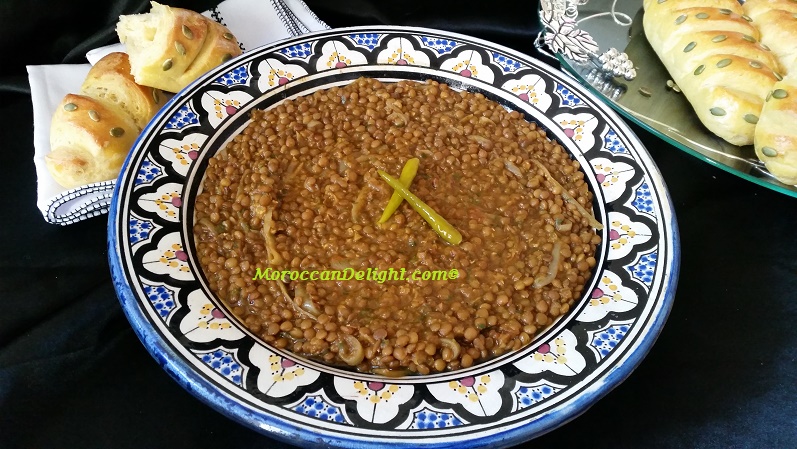 MoroccanDelight©: Easy Moroccan Lentils // lentilles à la marocaine-Le3dess