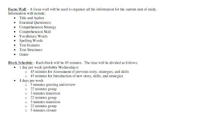 Mrs. B's Techno-Teaching: Sixth Grade Reading Outline