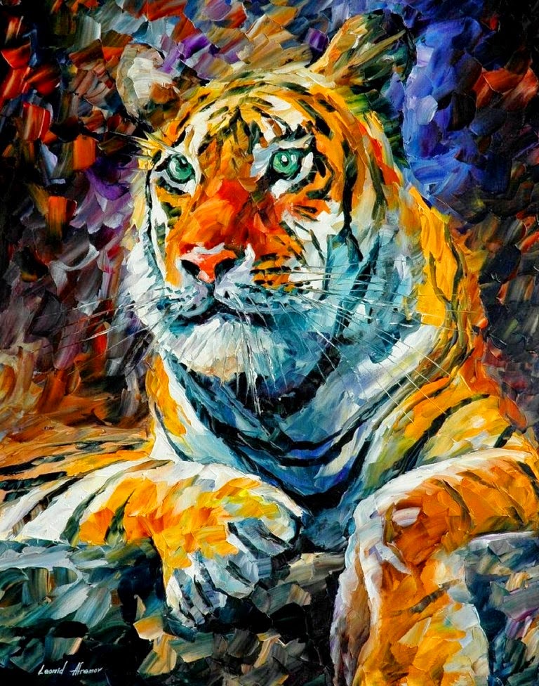 El arte es su máxima expresión : Pinturas Modernas y Coloridas al Óleo ...