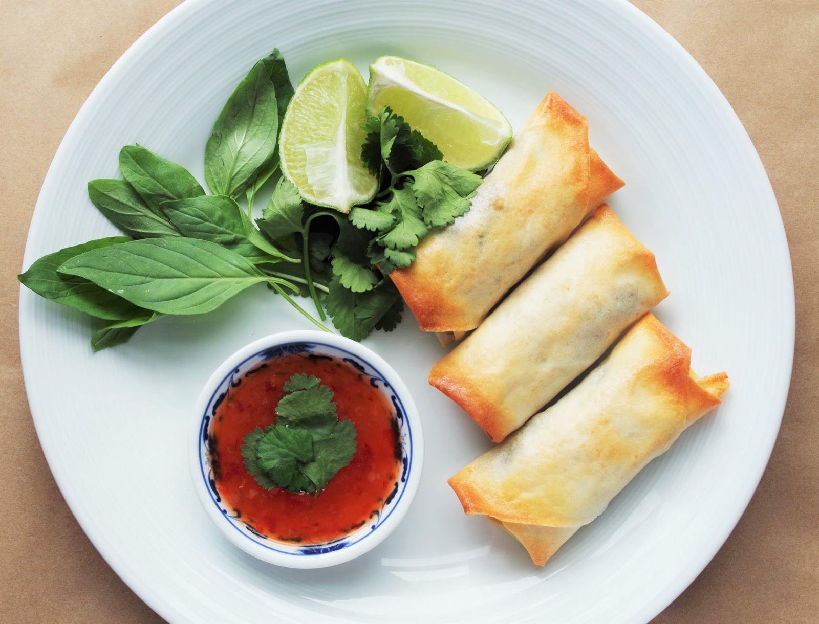 Baked Jackfruit & Mushroom Spring Rolls |Euphoric Vegan