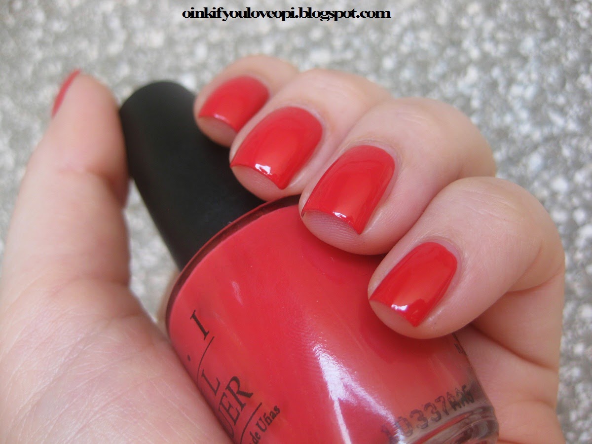 Oink If You Love OPI: Paint My Moji-toes Red