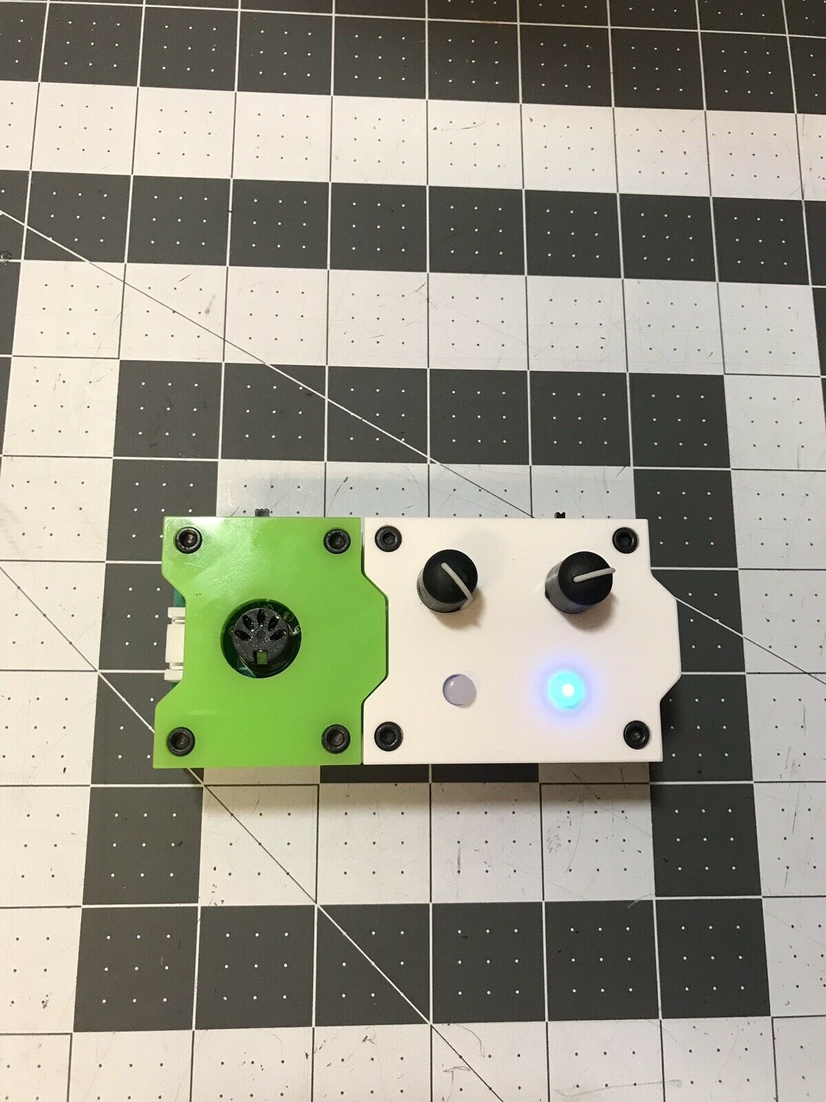 MATRIXSYNTH: Patchblocks Midiblock Module And White Patchblock, Rare Synthesizer With Midi