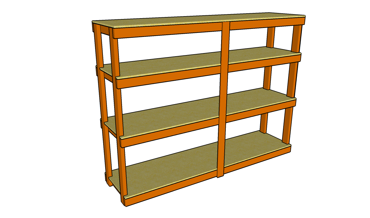 How To Build A Free Standing Storage Shelf at Leona Freedman blog