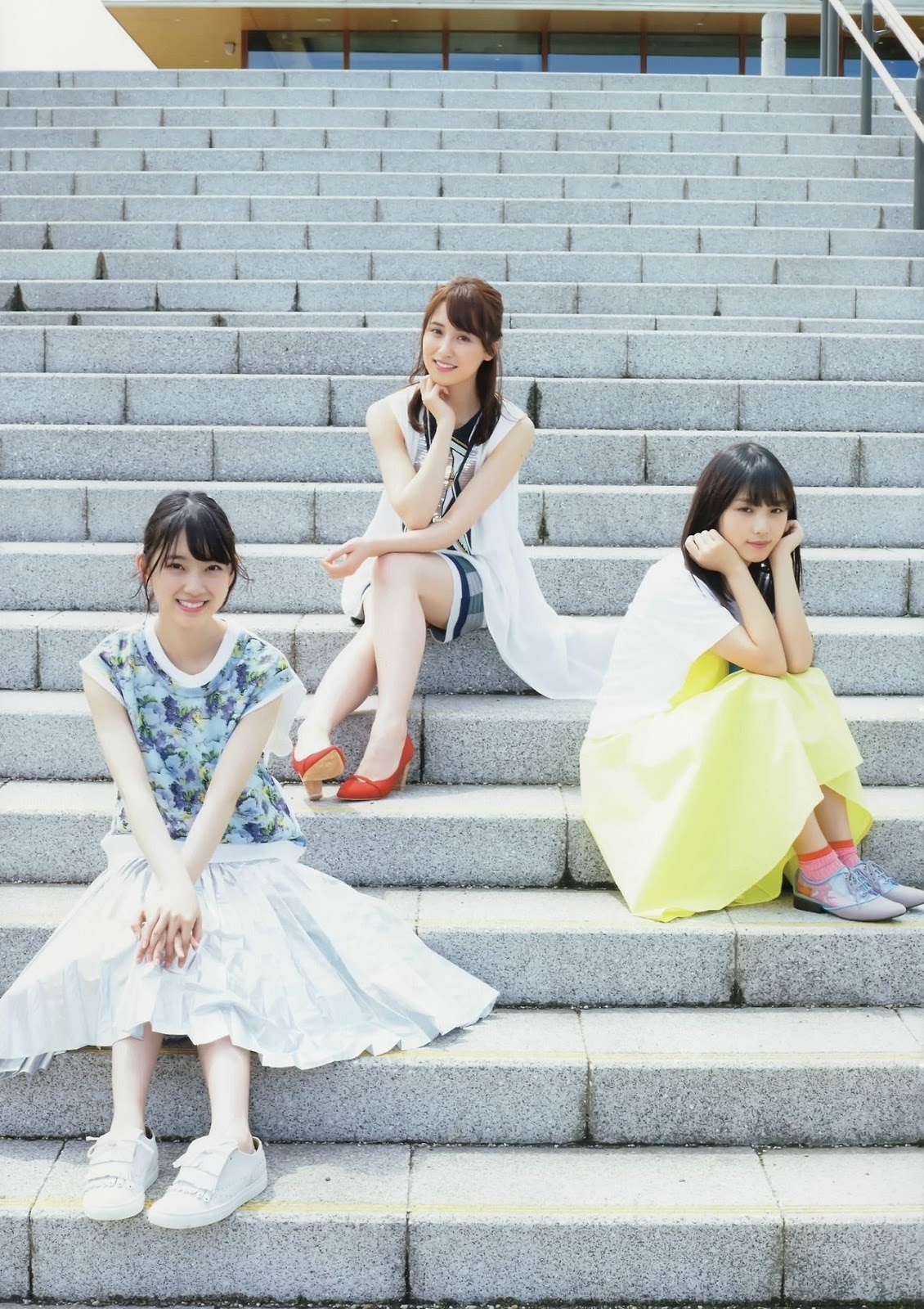 Eto Misa 衛藤美彩, Hori Miona 堀未央奈, Yoda Yuki 与田祐希, B.L.T 2017年9月号 - Idol. gravureprincess .date