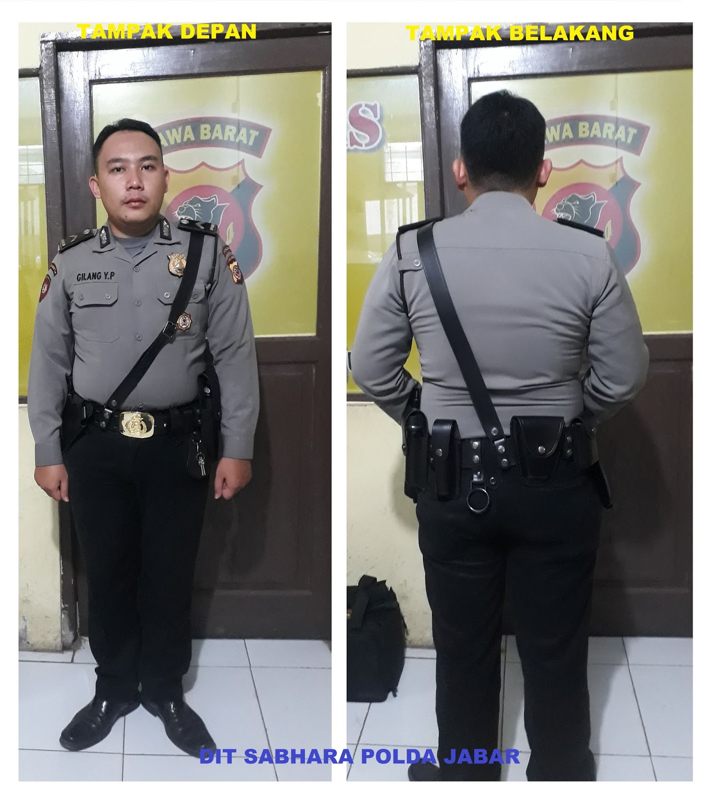 LOGISTIK DIREKTORAT SAMAPTA POLDA JABAR: Kopelriem Set Sabhara