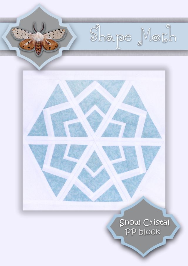 Shape Moth: Celebrate Christmas Blog Hop! 'Snow Cristal' block.