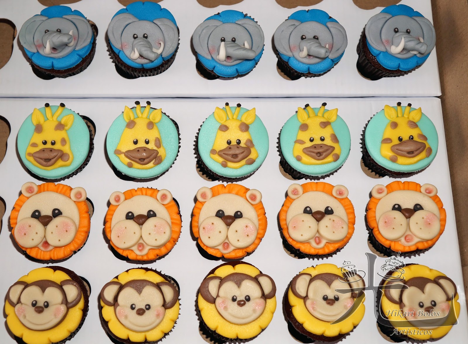 Tema Zoo - Hikari Bolos Artísticos