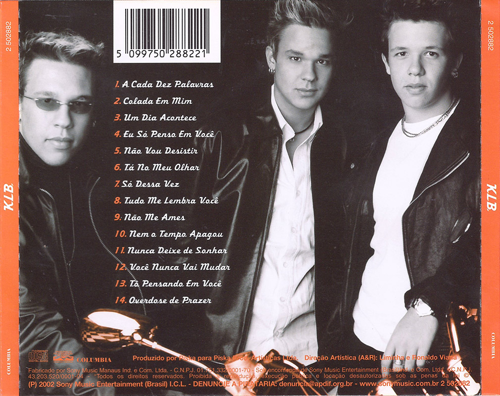 Encartes Pop: Encarte: KLB - KLB (2002)