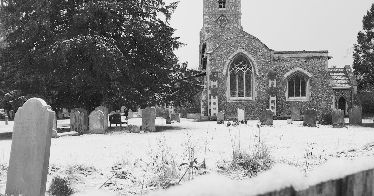 Snowy Church Scene #MySundayPhoto