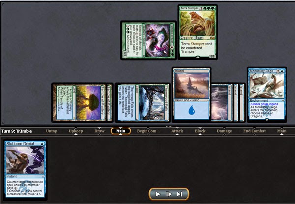 Magic the Gathering Adventures: [Standard] Monastery Siege and Stubborn ...