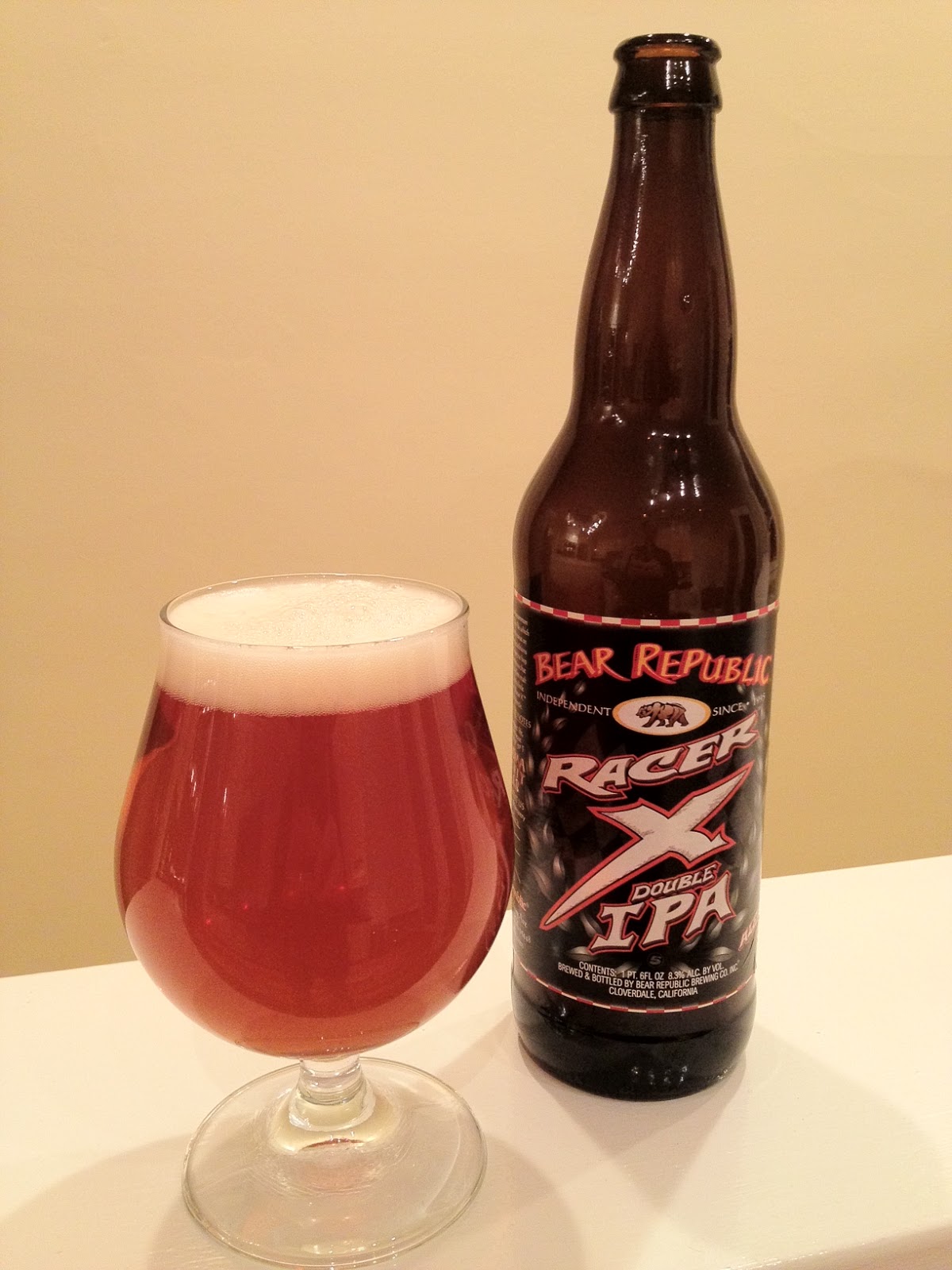 Bear Republic Racer X Double IPA | criticallyrated