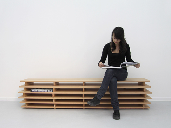 Bookshelf: Horizontal bookcase