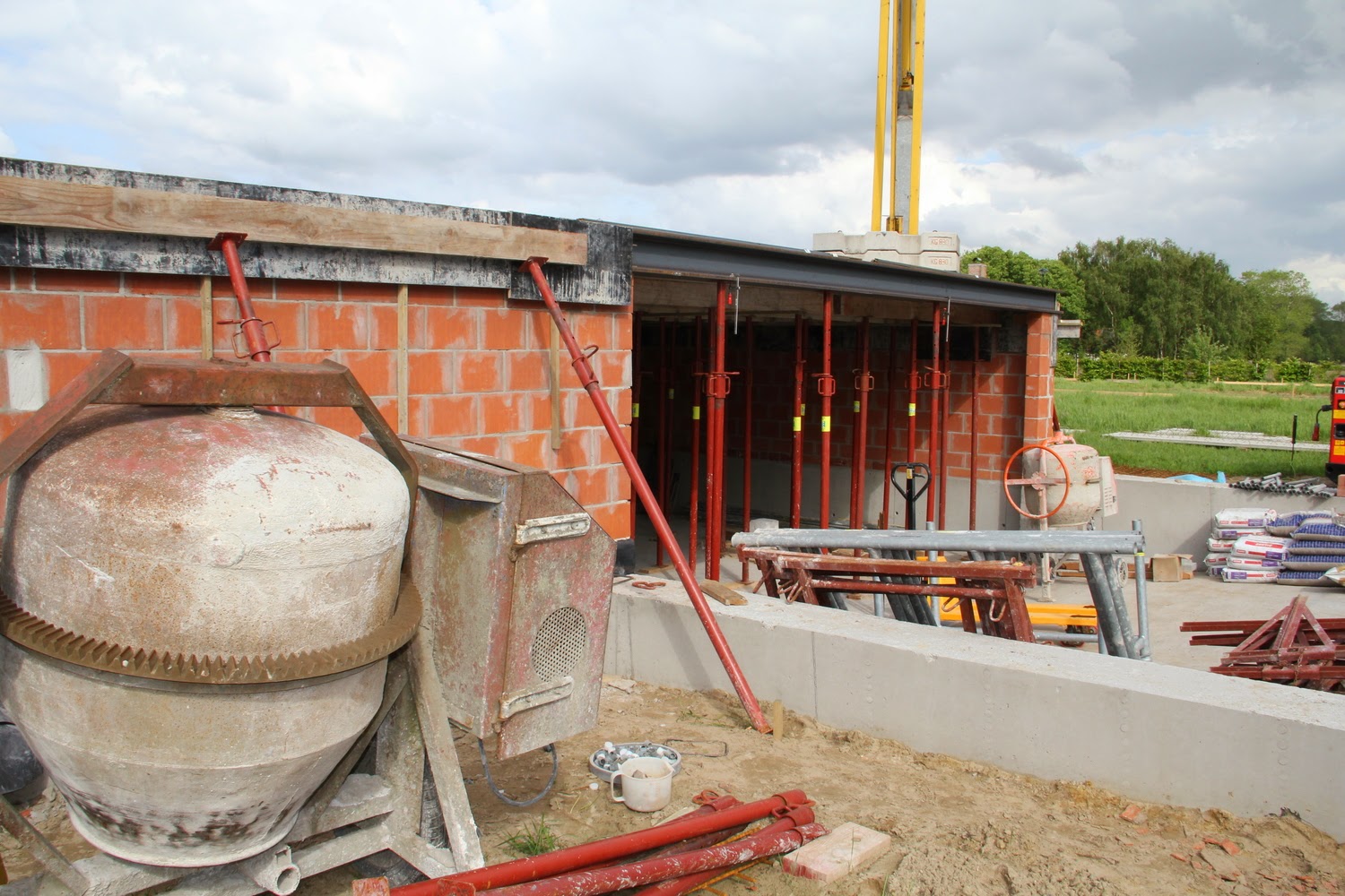 ons huisje: gewelven op niveau +1/2