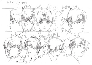 Naruto-Expo: Model sheet ou Settei Naruto (1)