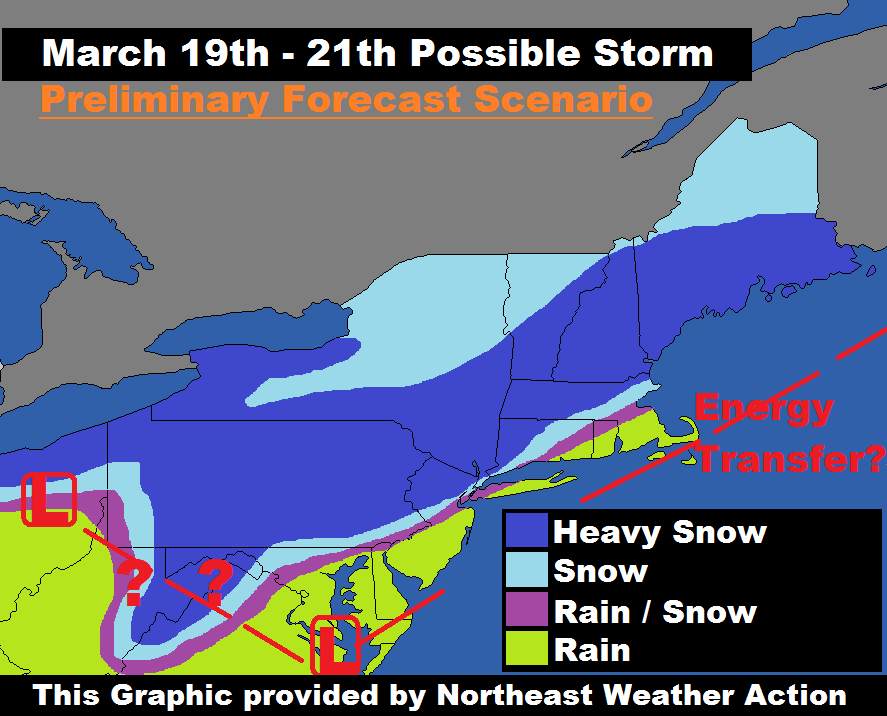 Northeast Weather Action: Very Preliminary Forecast Scenario Graphic ...