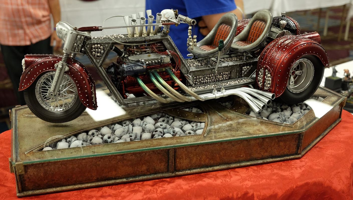 the "Reaper" V-8 Trike @ World Model Expo 2017. | planetFigure | Miniatures