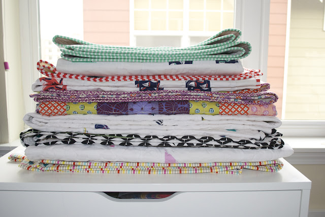 Let's begin sewing...: Falling Triangles Quilt - II