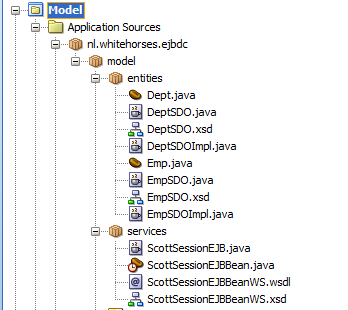 Java / Oracle SOA blog: EJB and ADF Java or EJB DataControl features in JDeveloper 11gR2