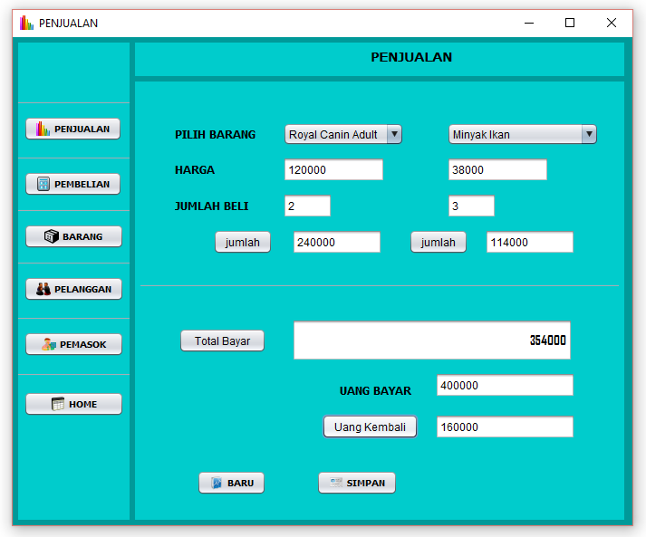 Aplikasi Program Penjualan Menggunakan Java NetBeans - Savictif Media ...