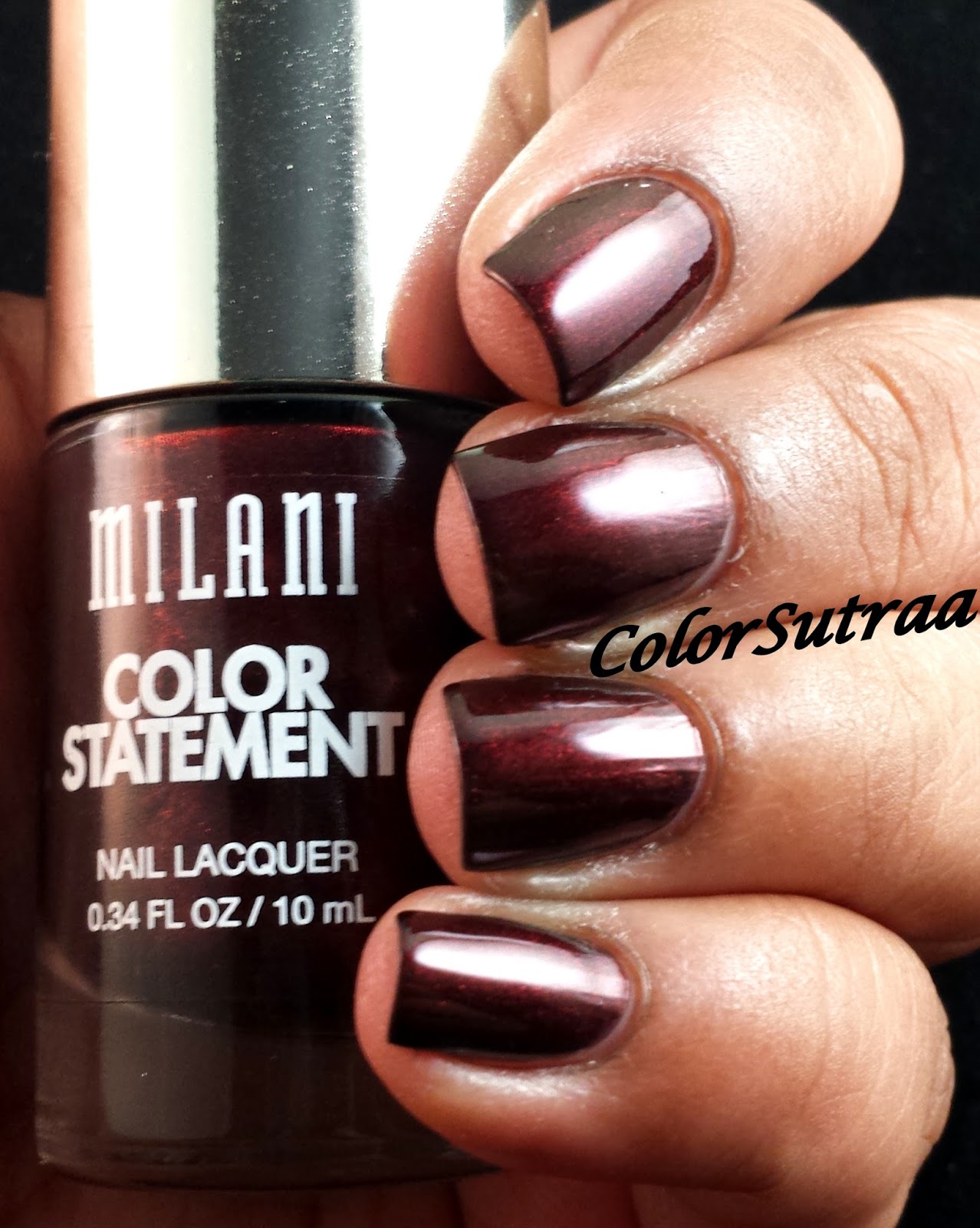 MILANI Enchanted Garnet : Swatches and Review - ColorSutraa