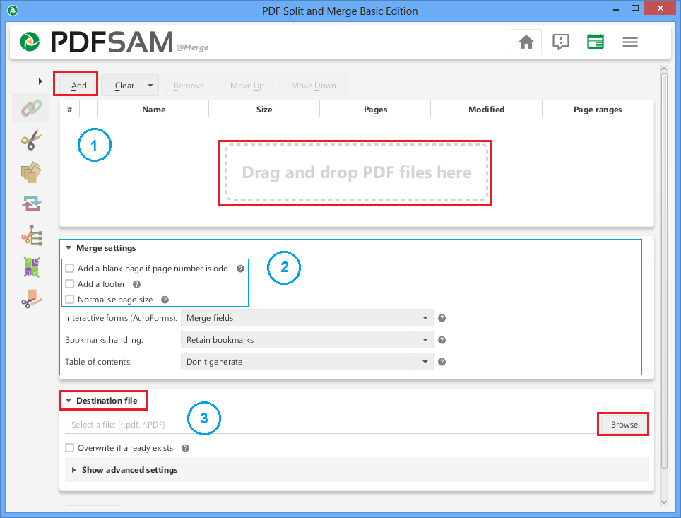 การรวมเอกสาร PDF ด้วย PDF Split and Mearg : PDFsam ~ Open Right IT.