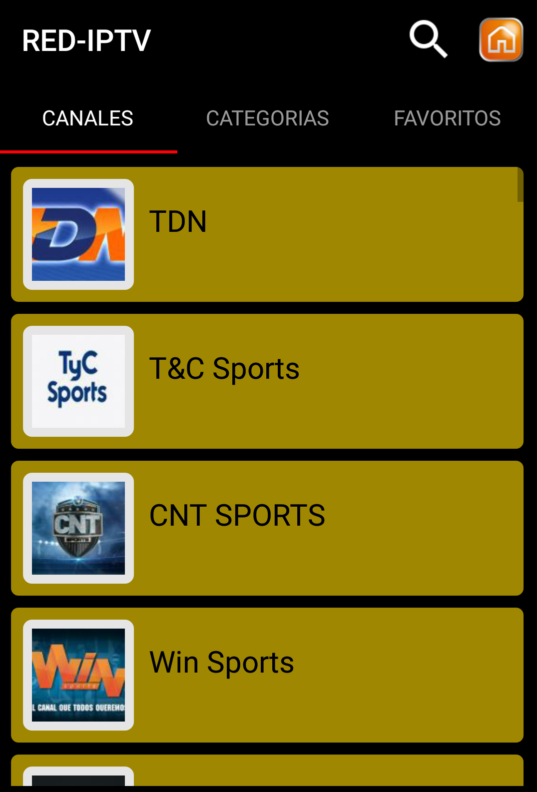 RED IPTV: Canales de cable gratis para Telefonos Android - TV Box - Tablet