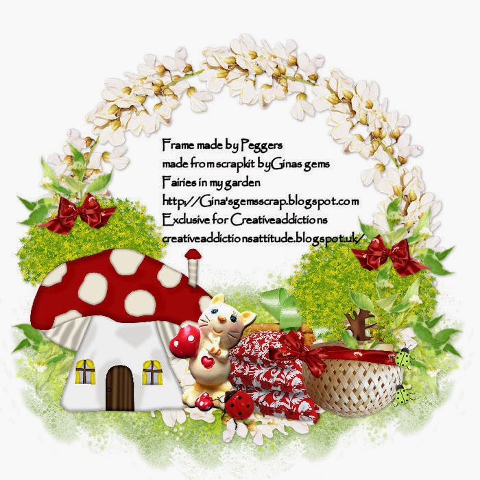 Creative Addictions Attitude: Spring Cluster Frames