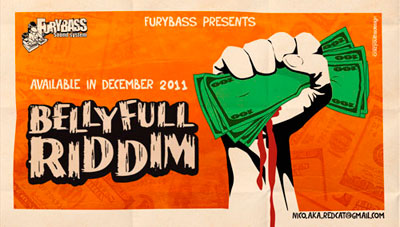 Crazy Youths Design: Flyer + Youtube - Belly Full Riddim