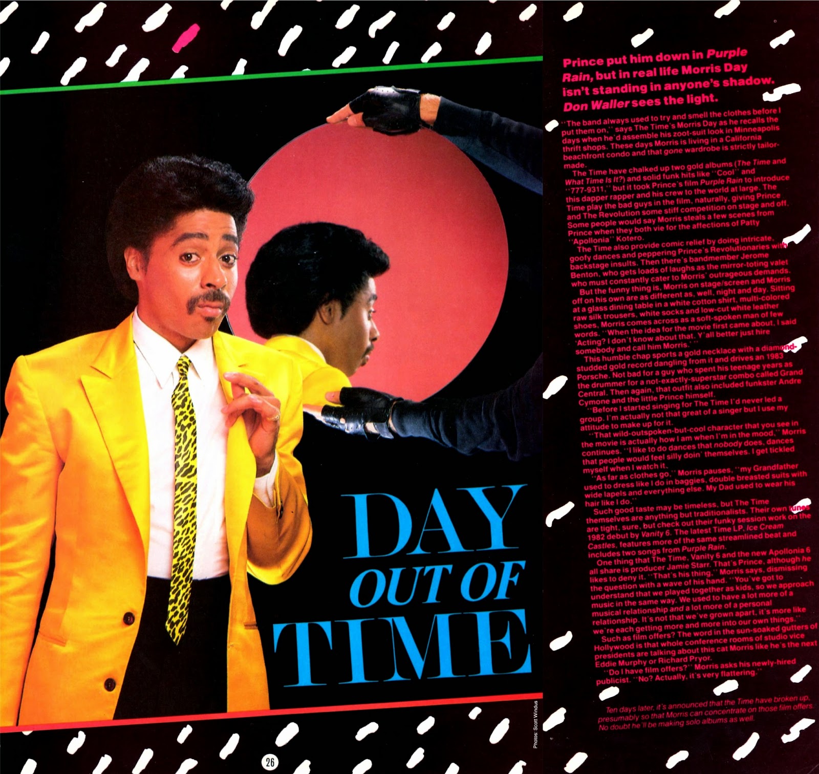 Lansure's Music Paraphernalia: MORRIS DAY | THE TIME | Press Kits ...
