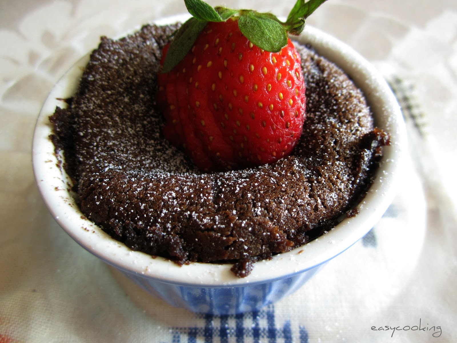 Easycooking: Eggless Molten Chocolate Lava Cake