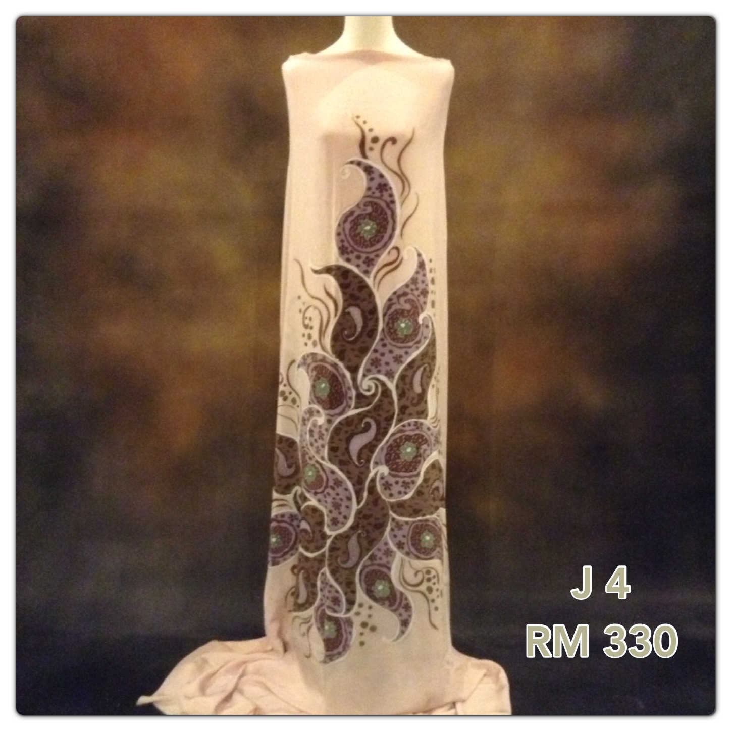 Cotton Siti: Kain Jubah Batik Sutera Crepe Terengganu