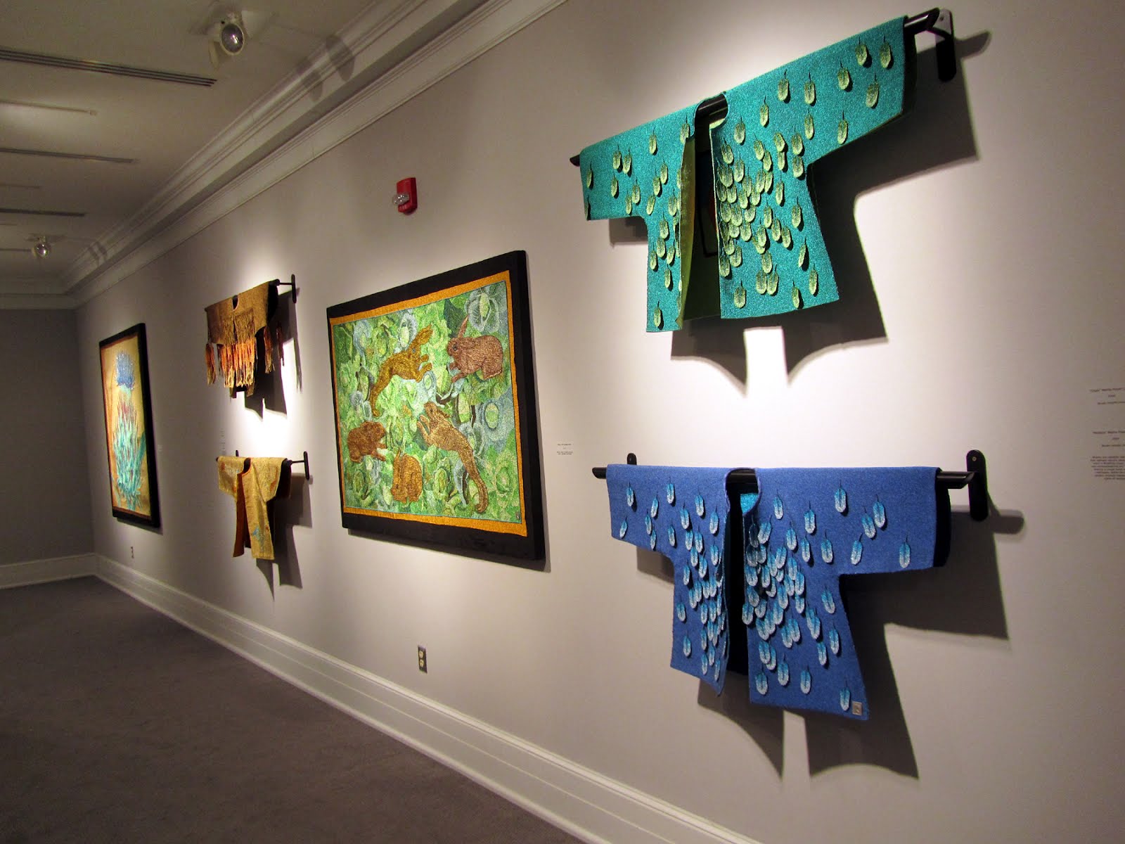 Art In Stitches: Jon Eric Riis' "Shimmer" at the Sumter County Gallery ...