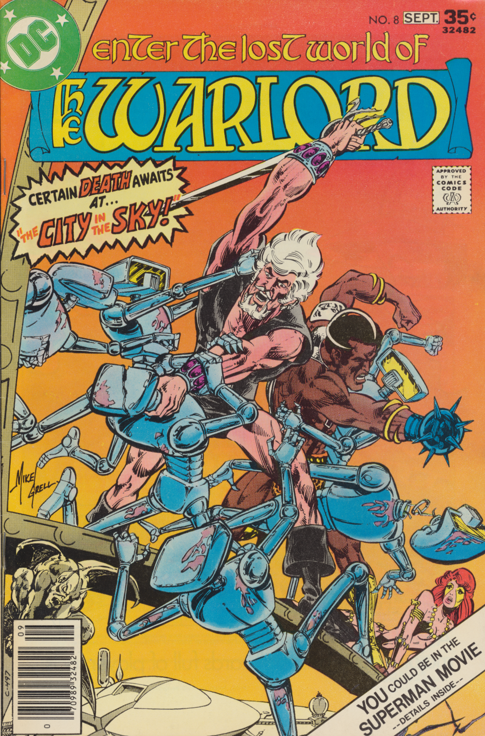Back Issue Letters: Warlord #8 (Sep.1977)