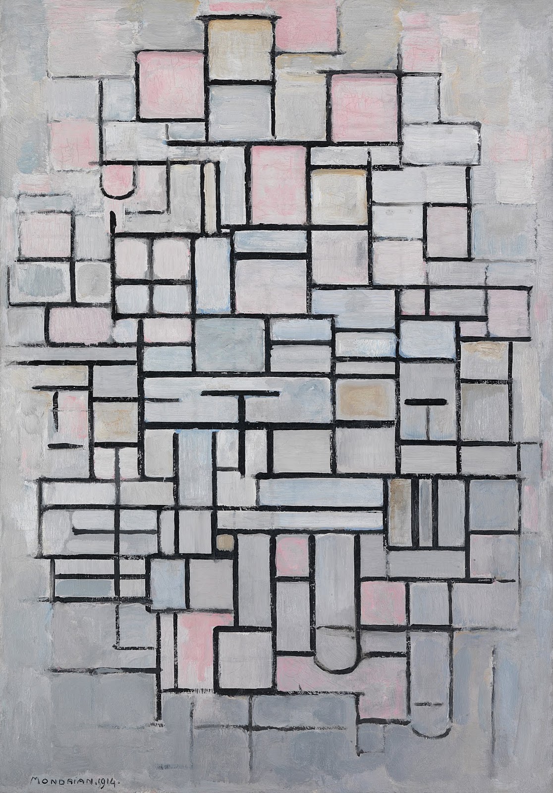Enjoy some Damn Fine Art : Piet Mondriaan/ Mondrian. Composition No. IV ...
