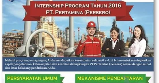 Rekrutmen Pertamina Intership Program (Butuh 120 orang)