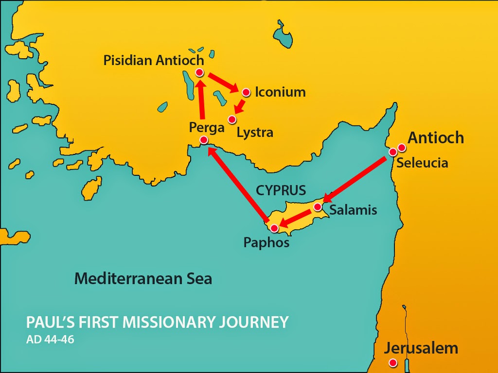 Escola Dominical Infantil: Paulo em Icônia, Listra e Derbe