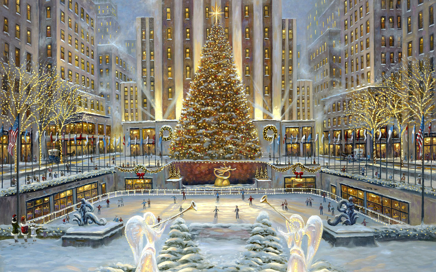 Blog para una Navidad Feliz: Paisajes de Navidad