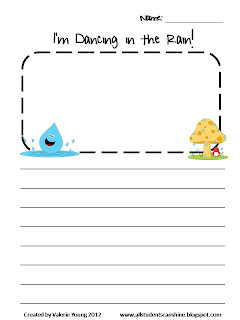 Classroom Freebies Too: Rainy Days Writing Prompts