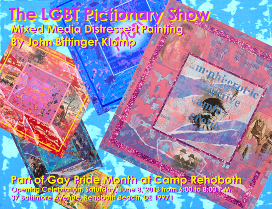 The Art of John Bittinger Klomp: LGBT Pictionary: June Pride Month, 2013