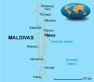 Islas Maldivas: Ubicación geográfica de Islas Maldivas