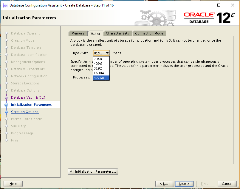 Muhammad Asif: Create Database with 32K Block Size Oracle 12c