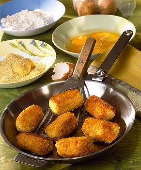 Croquetas de papa | Recetas de Cocina faciles.