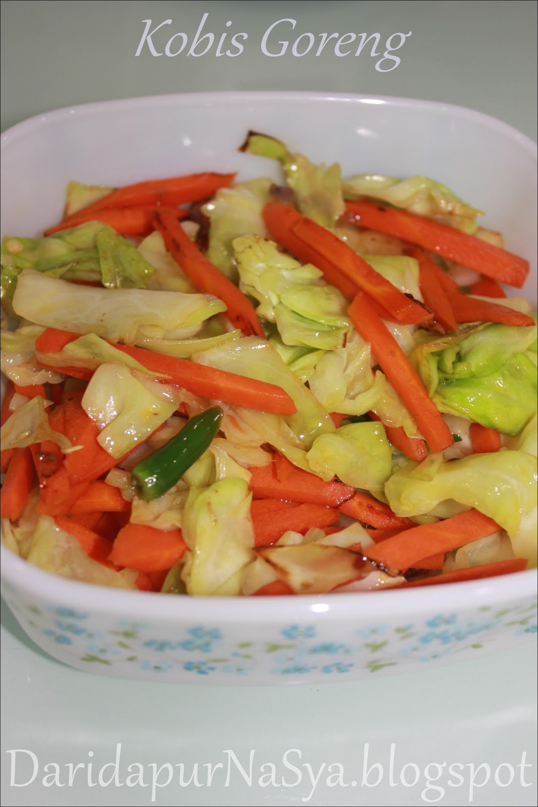 Dari Dapur NaSya: Kobis Goreng