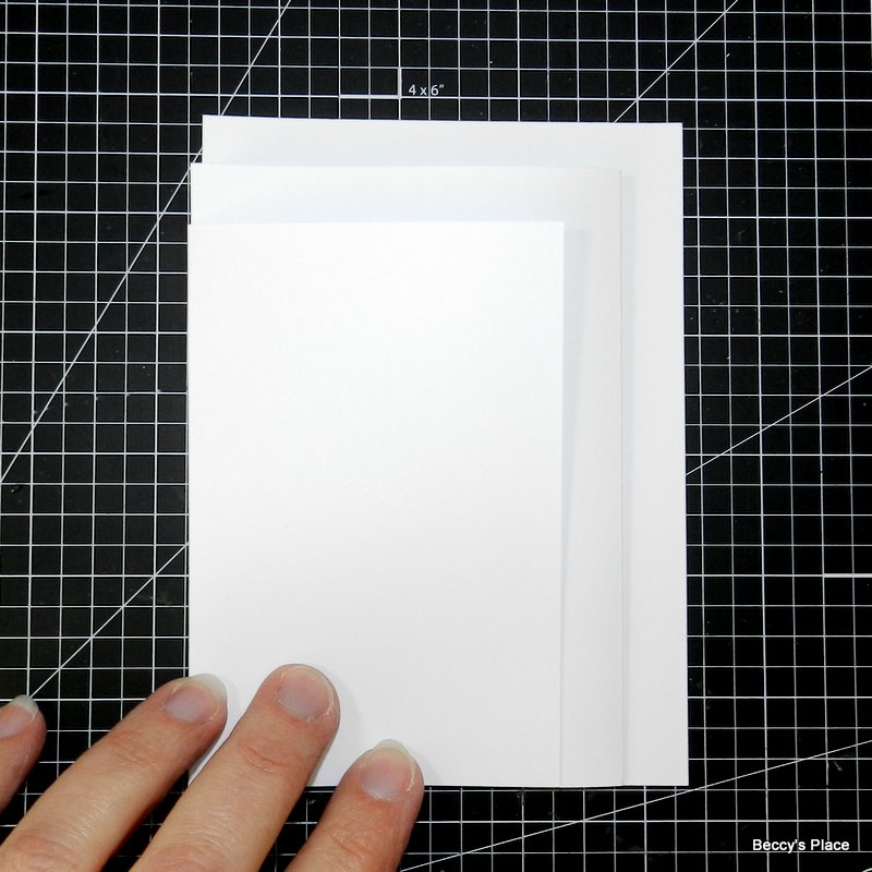 Beccy's Place: Tutorial - Four Fold Card