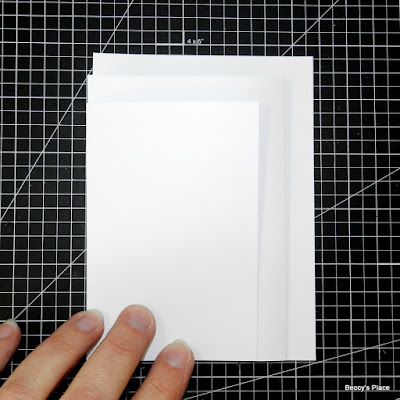 Beccy's Place: Tutorial - Four Fold Card