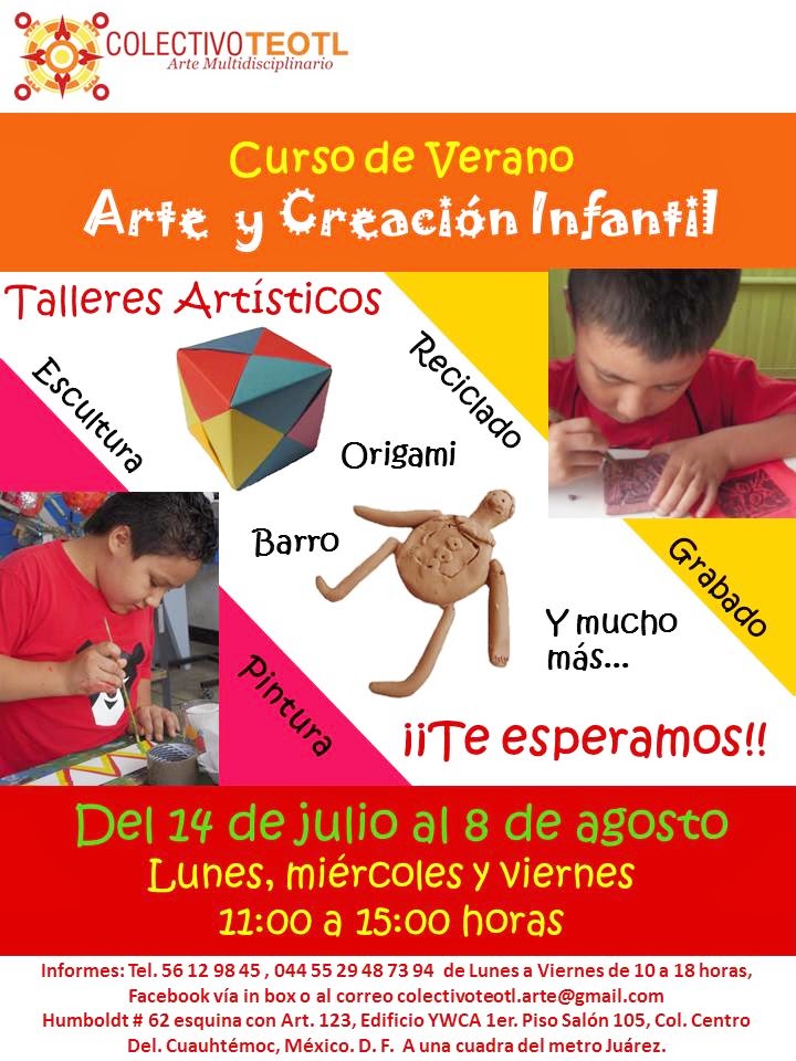 ARTE MULTIDISCIPLINARIO: Talleres para niñ@s!!!