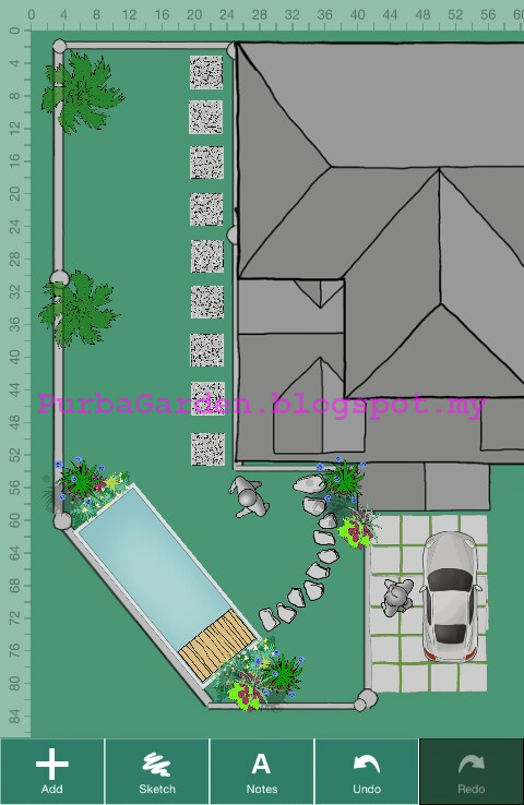 Landscape Design Sample Drawings - Purba Garden And Landscaping