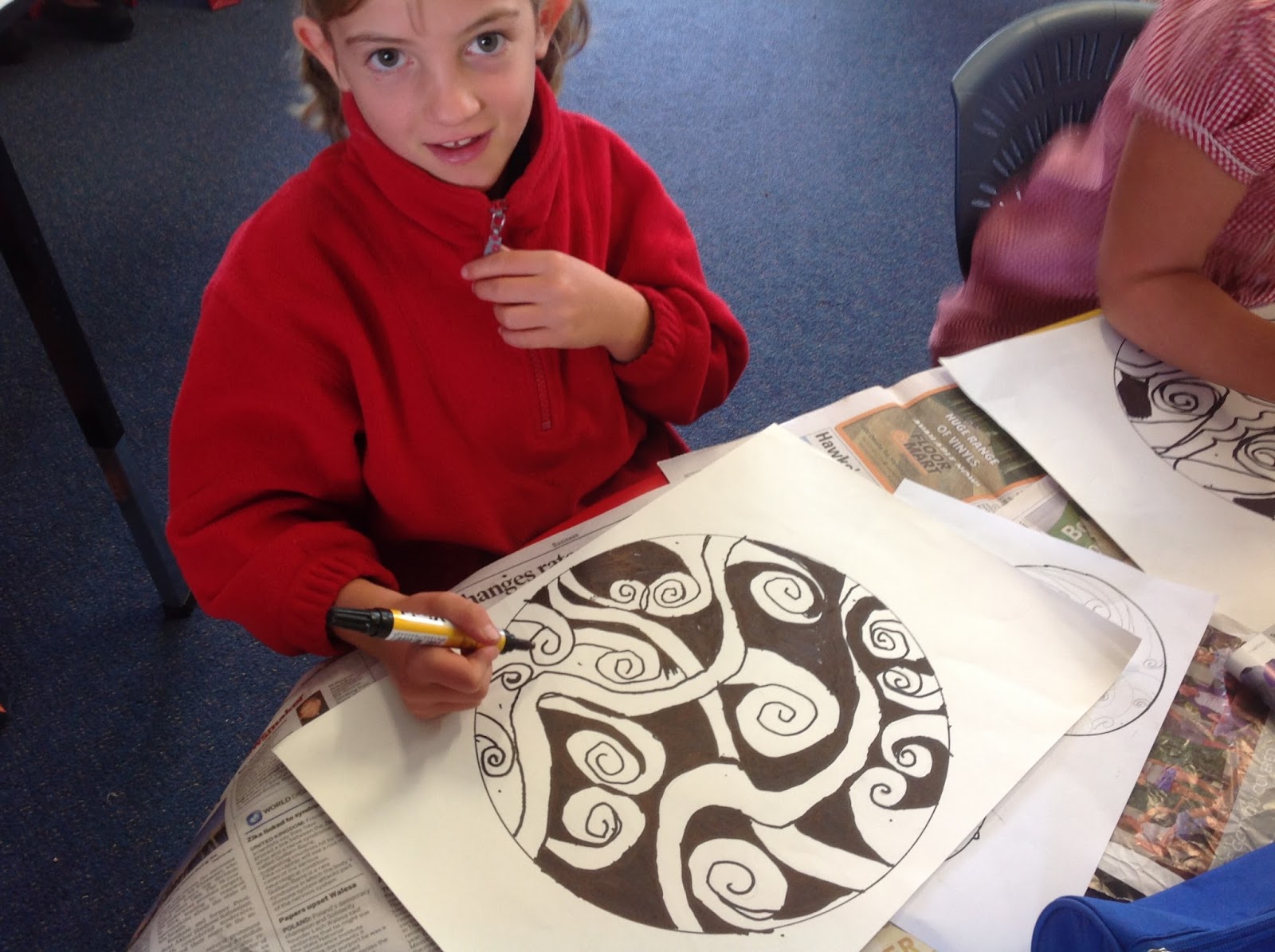 Room 3 Year 3 2017 : Raewyn Harris Art lesson