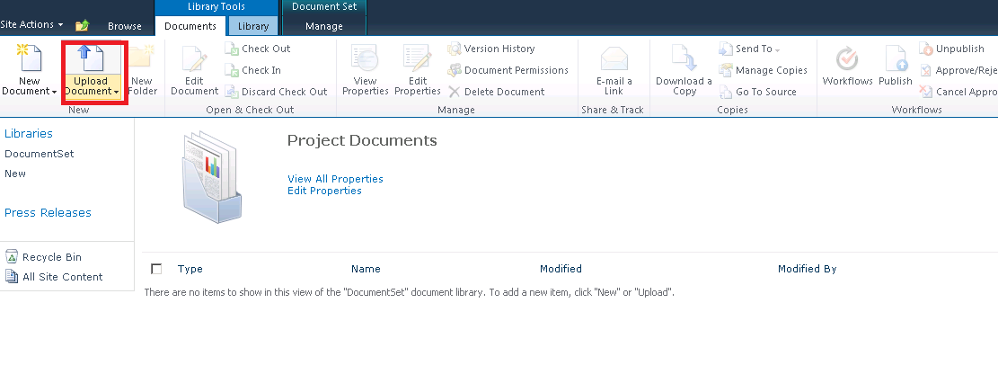 How to create document set in SharePoint 2010 | SharePoint